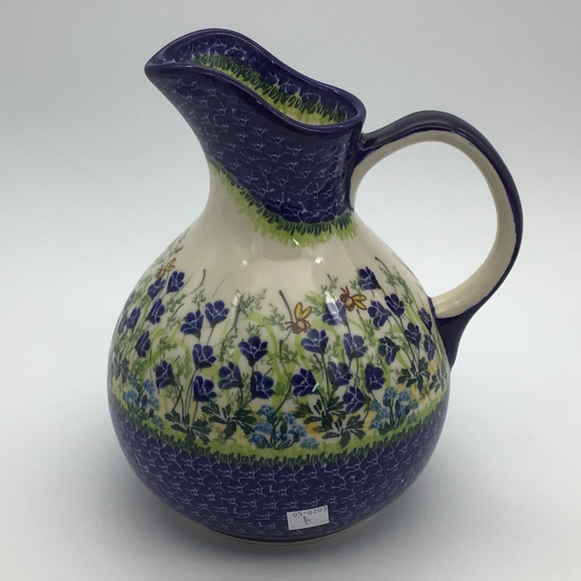 Oskar Pitcher- Busy Bee | Siostra Polish Pottery