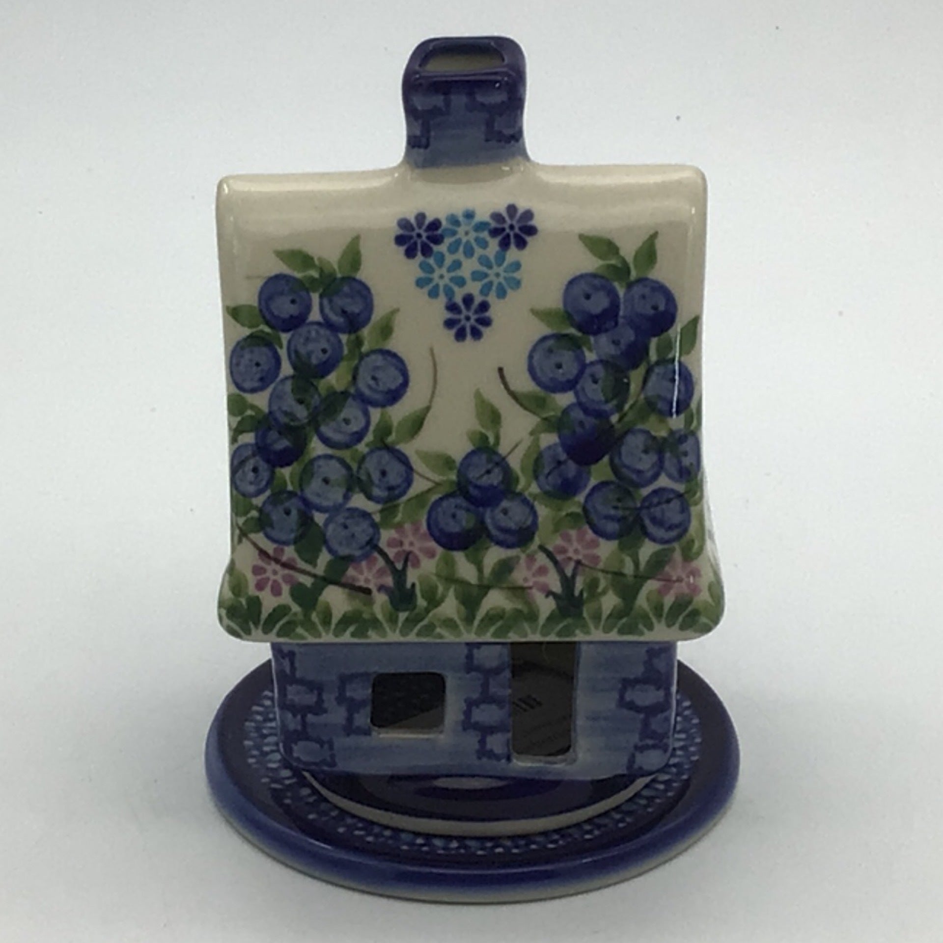 House Luminary- Blueberries | Siostra Polish Pottery