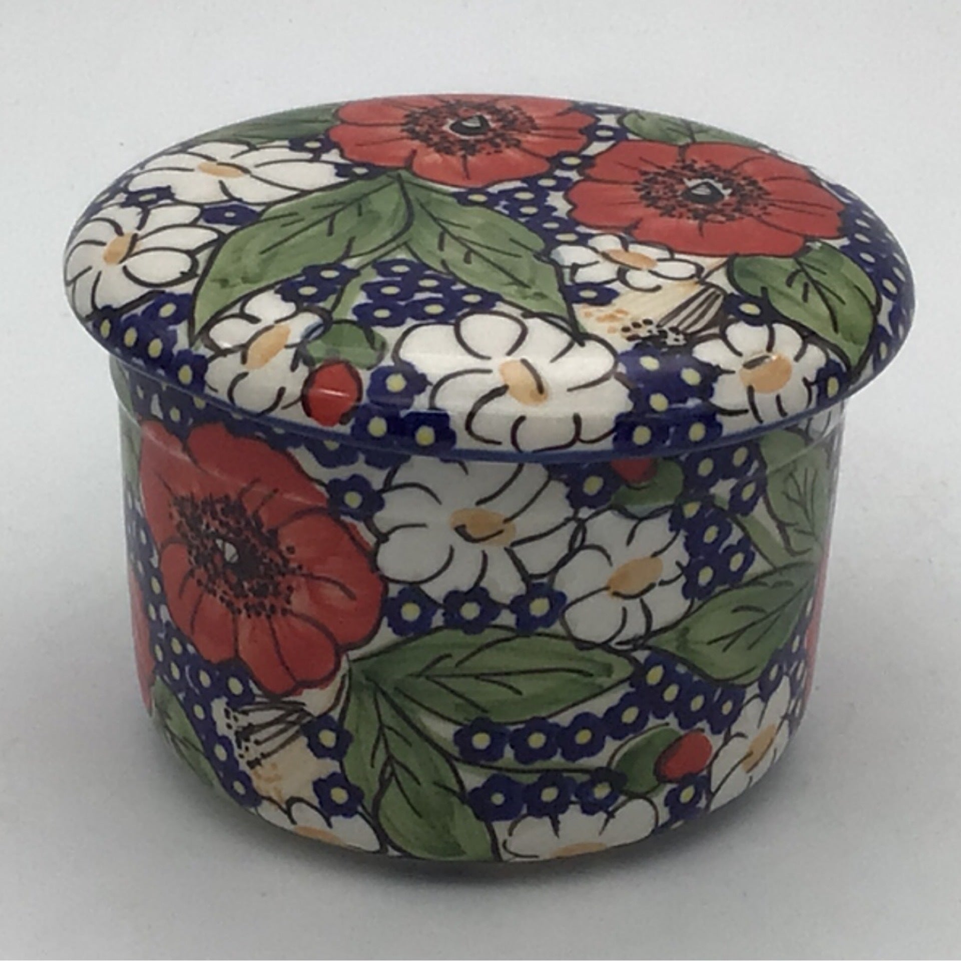 Butter Bell- Poppies After Dark | Siostra Polish Pottery